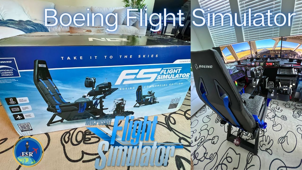 NEW! Boeing Commercial Edition Flight Simulator Seat | Unboxing ...
