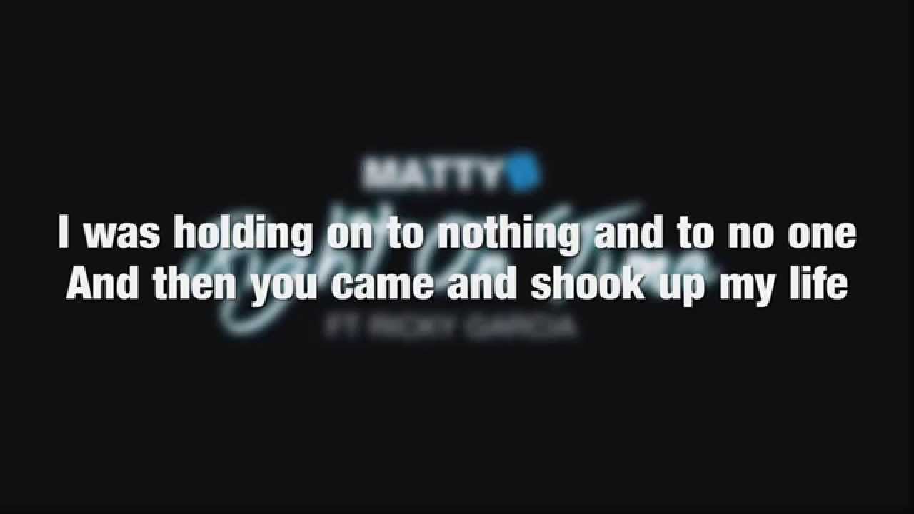 MattyB- Right on Time- Ft. Ricky Garcia- Lyrics Video - YouTube