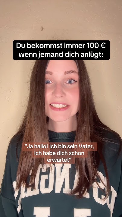Part 2 ️ #pov : Du bekommst immer 100 Euro wenn dich jemand anlügt! #shorts #acting - YouTube