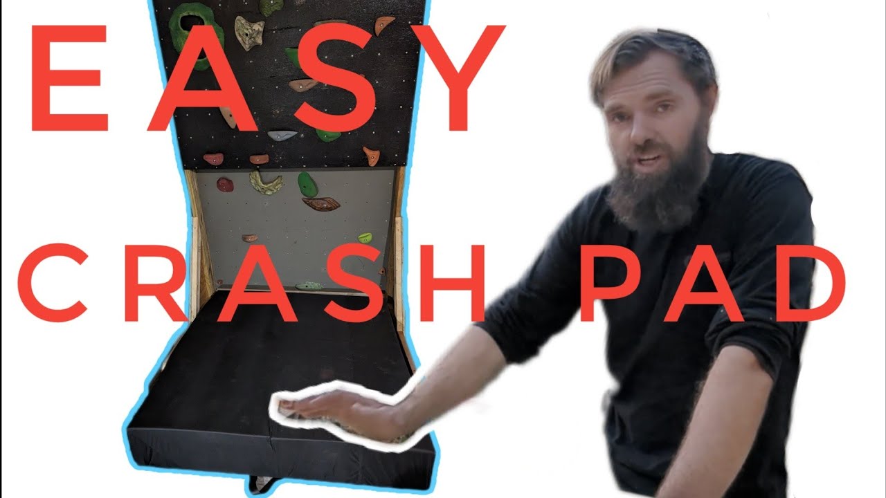 EASIEST DIY CRASH PAD For CLIMBING WALLS - YouTube