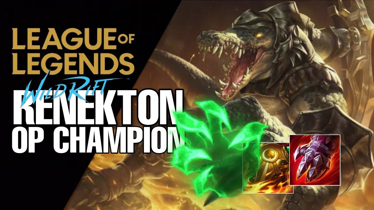 WILD RIFT: ( SEASON 8 ) RENEKTON BUFF PATCH 4.1 INSANE TANK - YouTube
