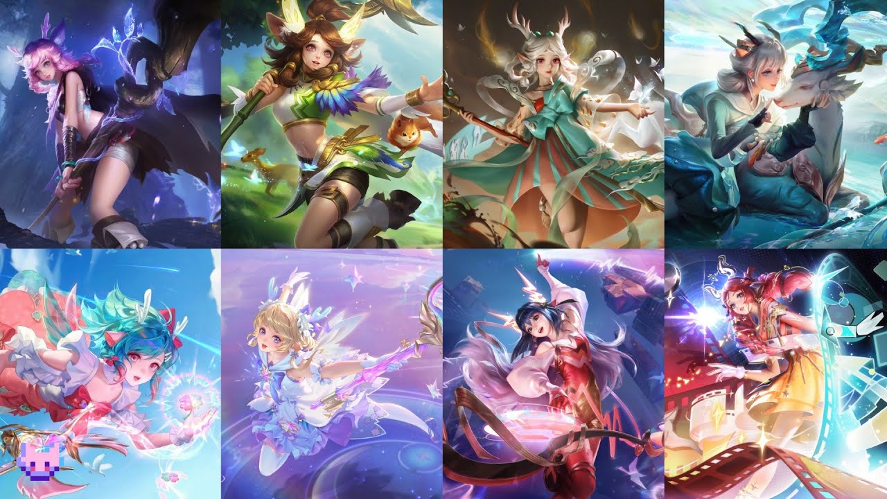 Yaria's All Skins | Honor of Kings - YouTube