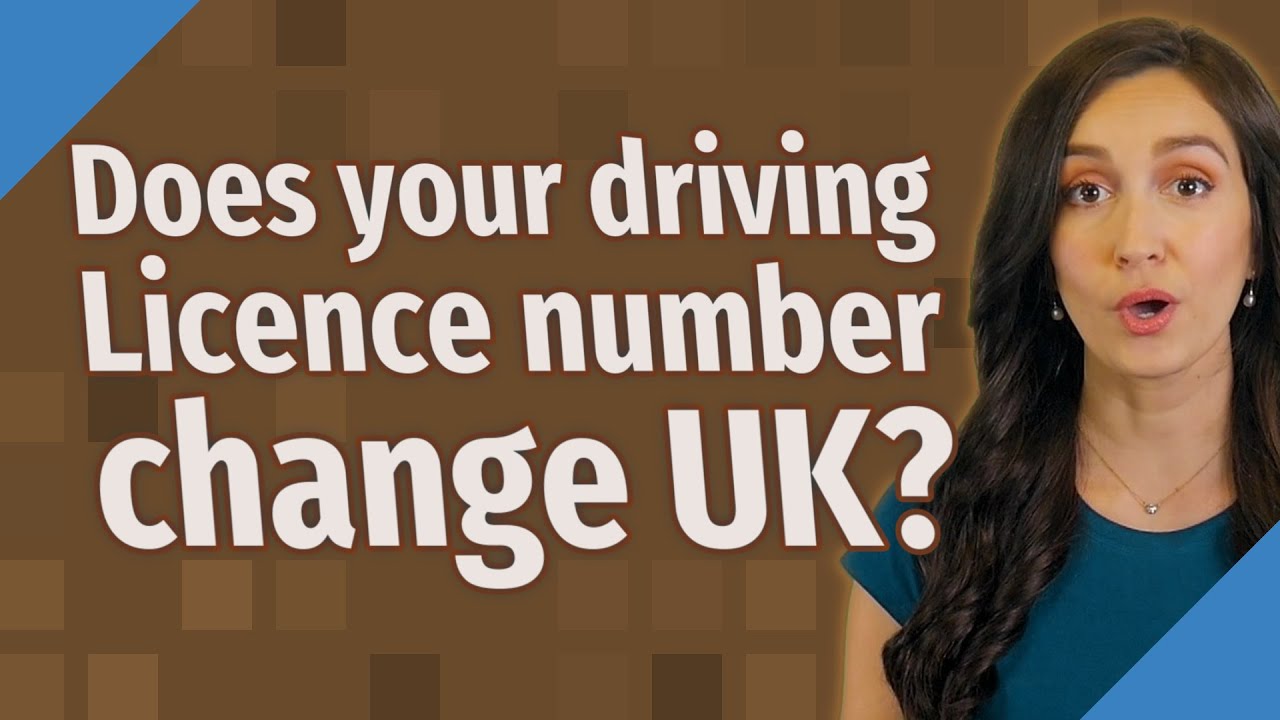 Does your driving Licence number change UK? - YouTube