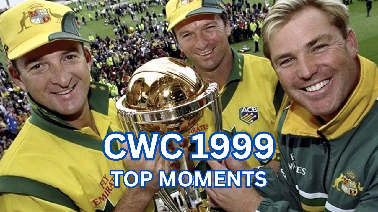 Cricket World Cup 1999 - Top 5 Moments - YouTube