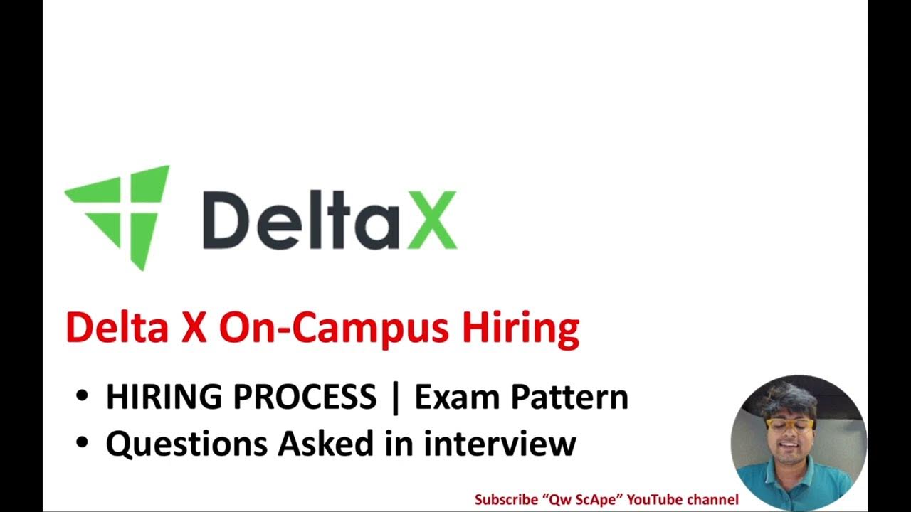 Deltax hiring process | Coding questions | interview questions - YouTube