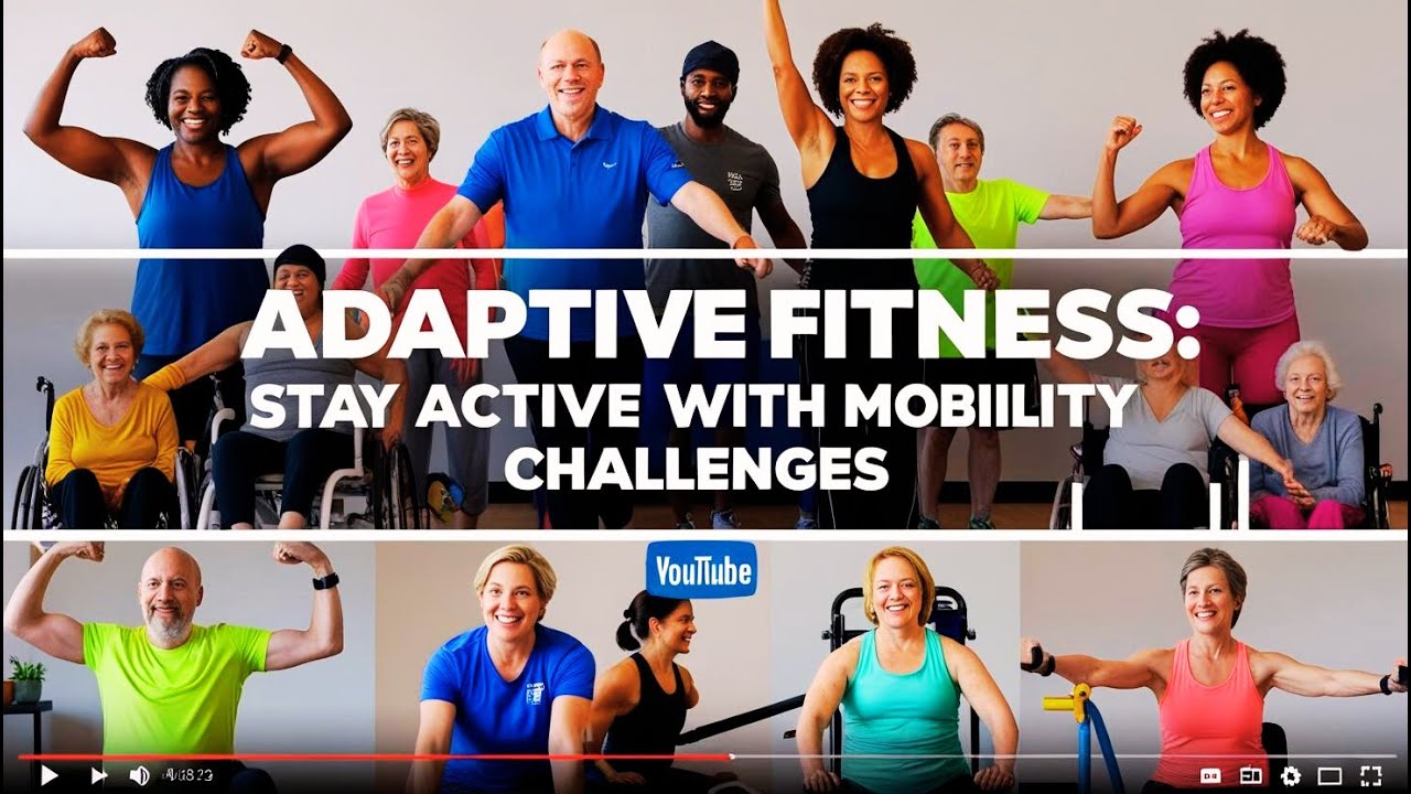 Adaptive Fitness: Stay Active with Mobility Challenges - YouTube