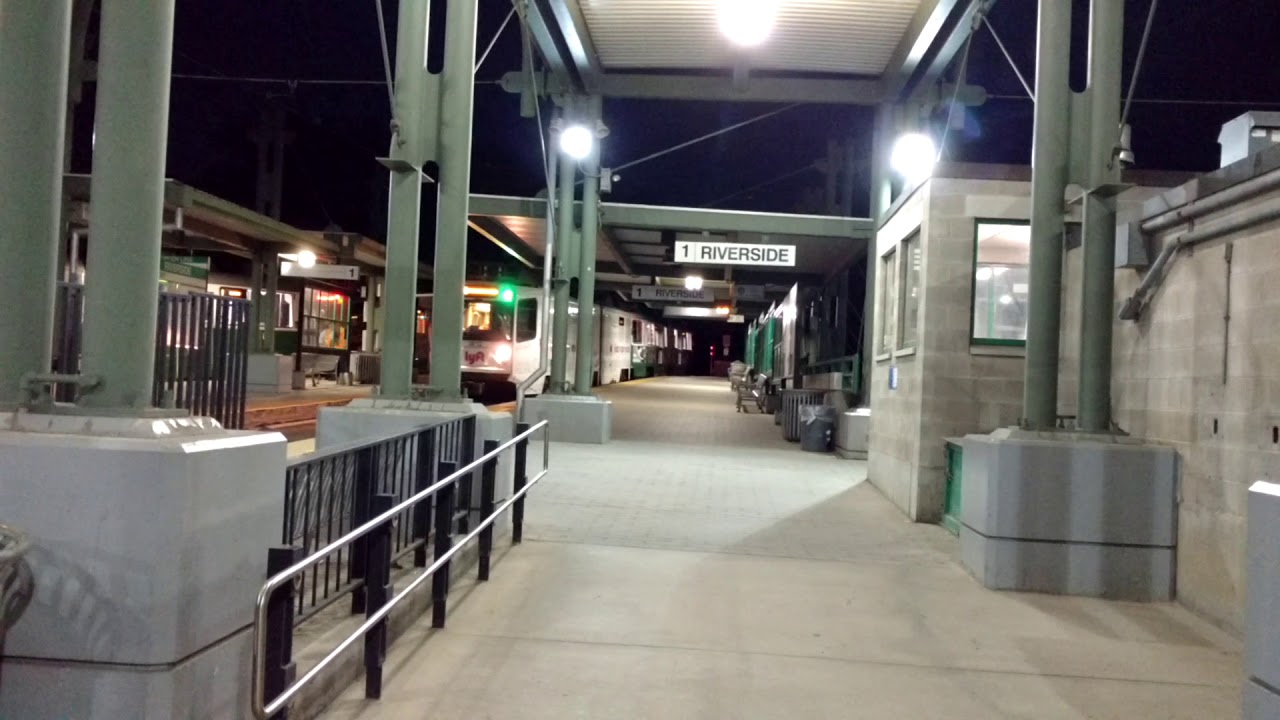 MBTA Riverside Station 15 June 2018 - YouTube