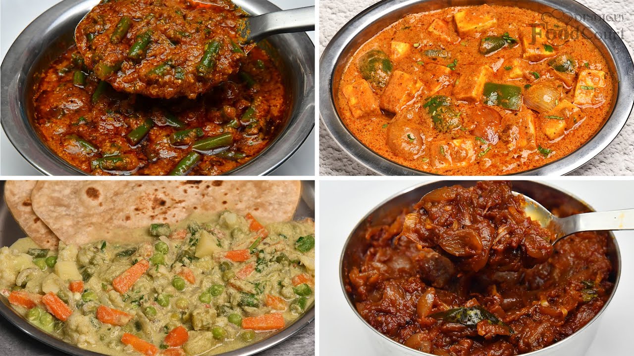 4 Easy Side Dish For Chapati/ Chapati Side Dish - YouTube