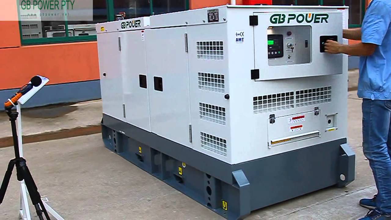 SUPER SILENT TYPE DIESEL GENERATOR SET 50KVA NOISE LEVEL TEST 3 - YouTube