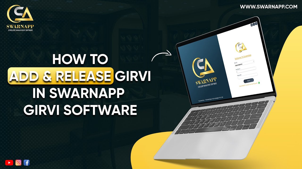 How to Add & Release Girvi in Swarnapp Girvi Software | Manage Girvi in ...