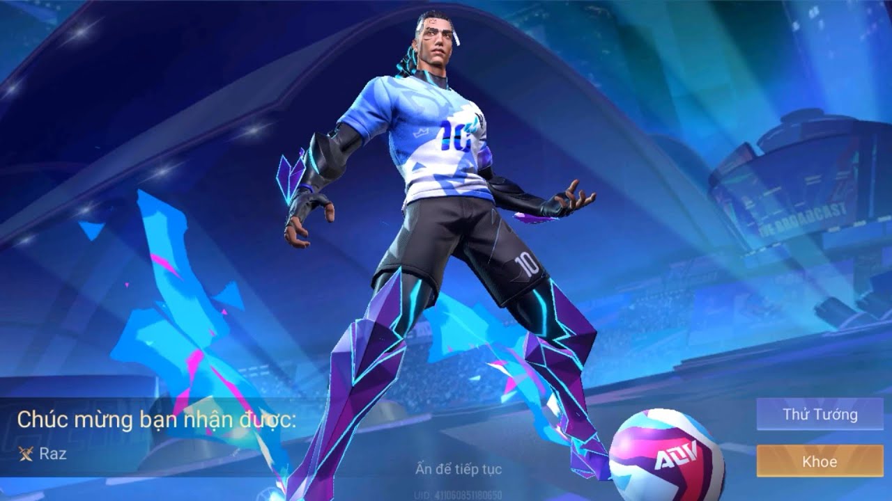 youtuber đầu tiên trải nghiệm sớm trang phục raz bão vũ cuồng lôi sss ...