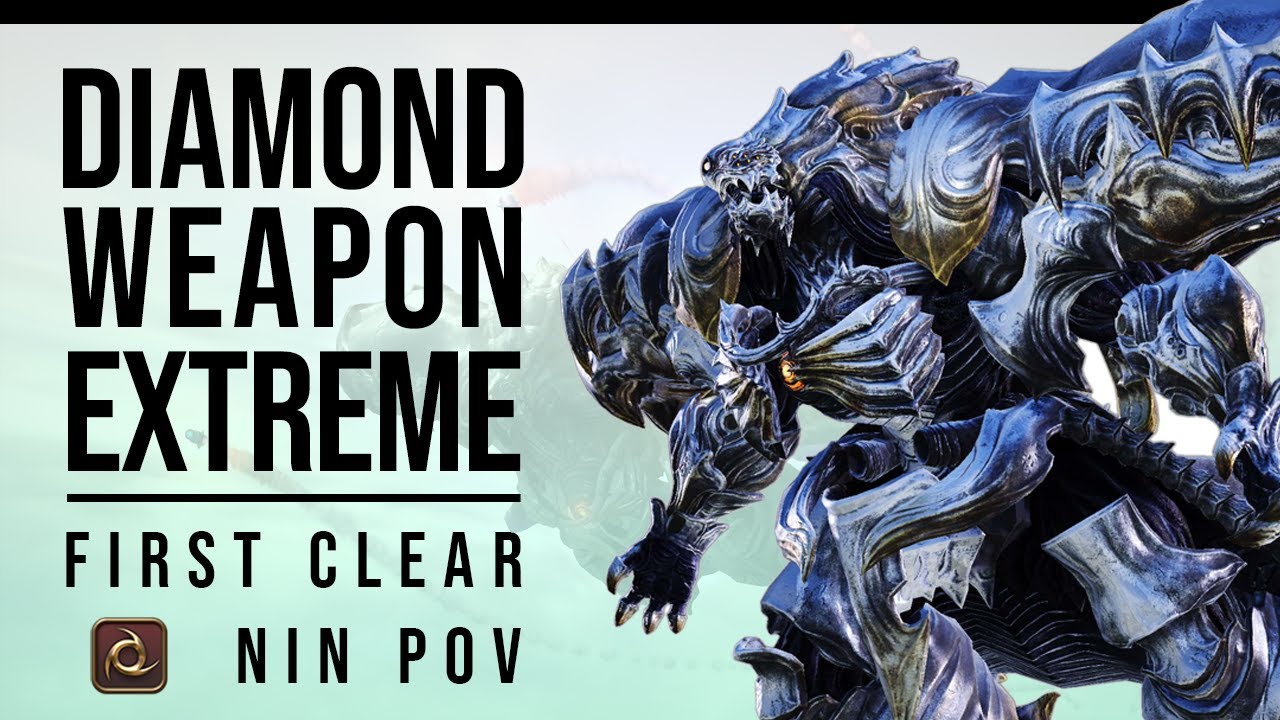FFXIV The Cloud Deck Extreme (Diamond Weapon) First Clear | NIN/Ninja ...