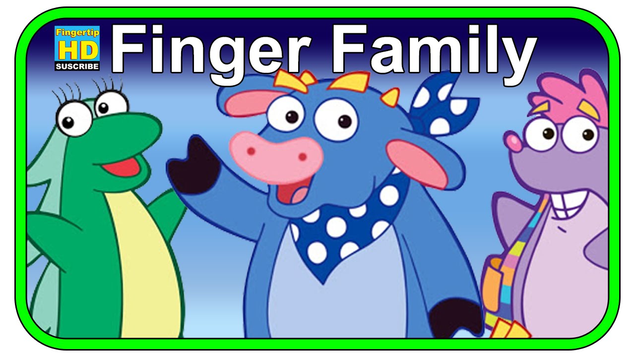 Finger Family Nursery Rhyme | Dora the Explorer Family HD | Daddy ...