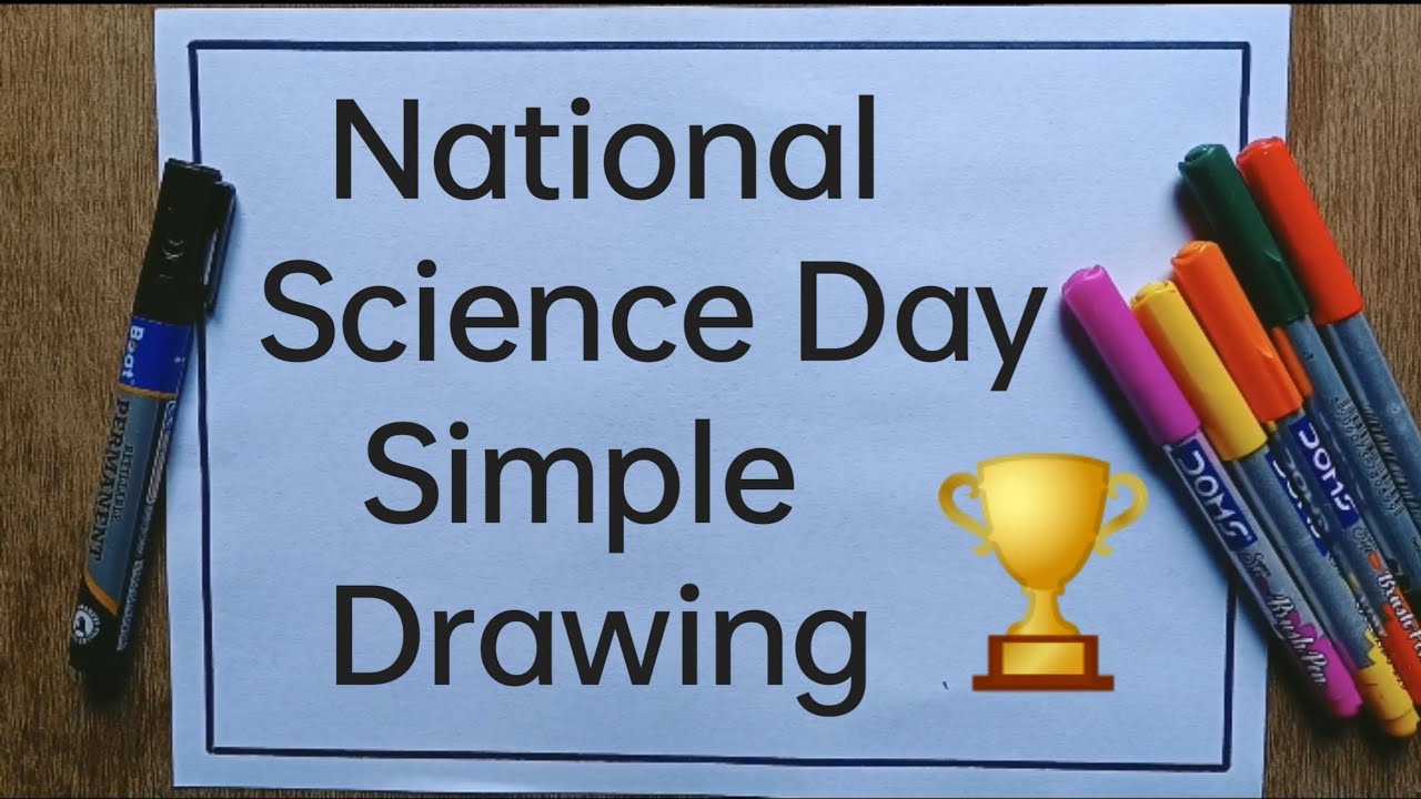 National Science Day Drawing / National Science Day Poster Drawing ...