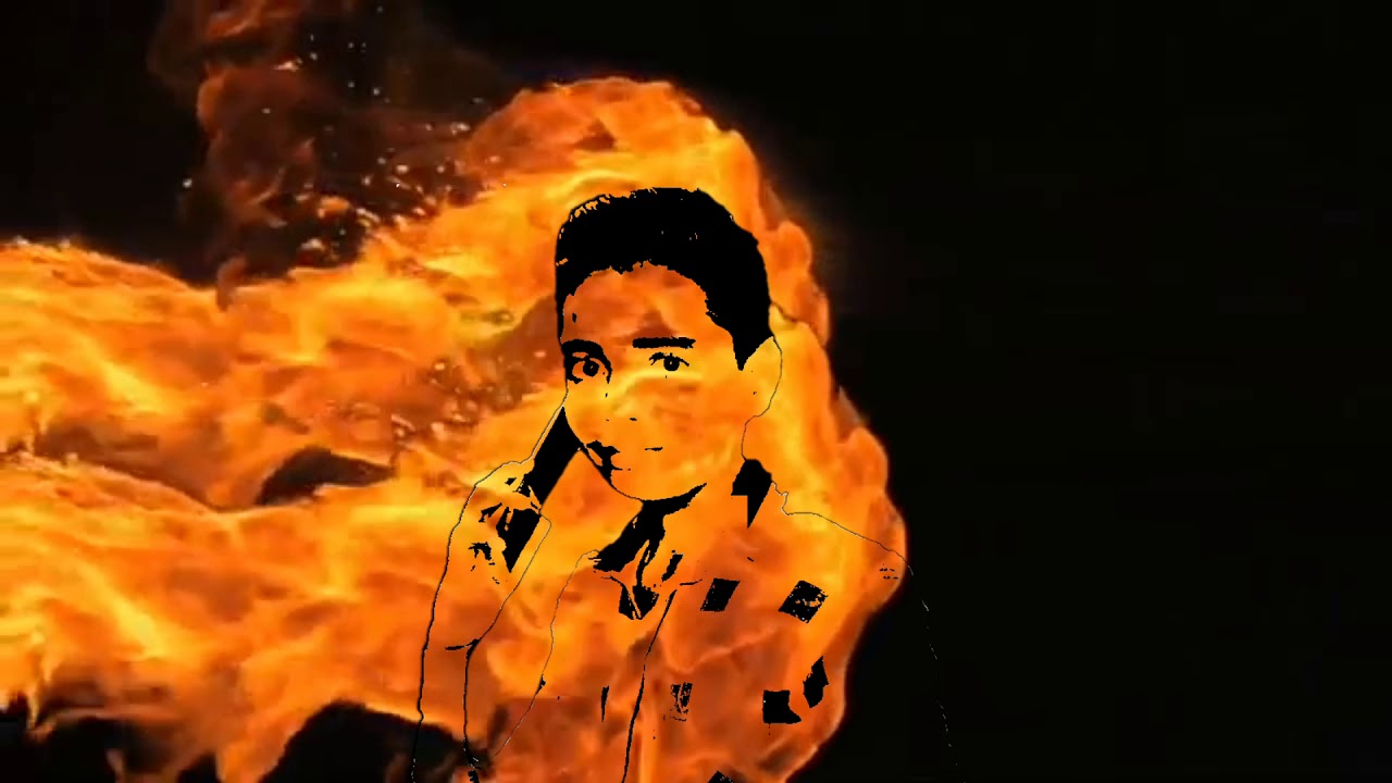 Fire photo video editing - YouTube