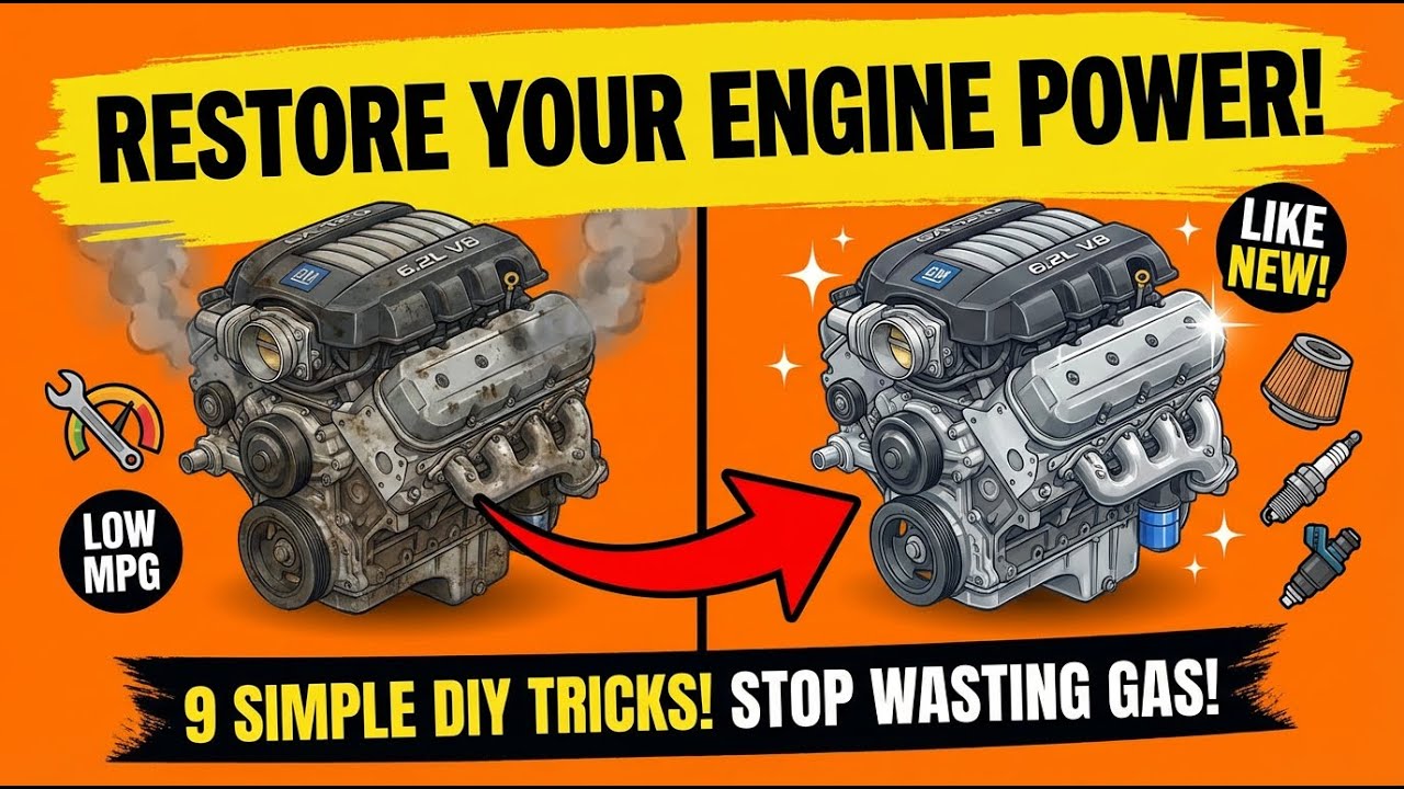 Engine Feels Tired? 9 Simple Steps to Make It Run Like NEW - YouTube