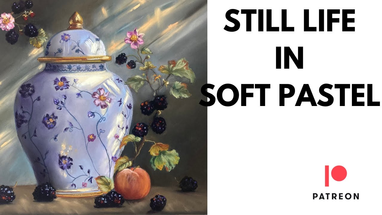 STILL LIFE in Soft Pastel Timelapse - YouTube