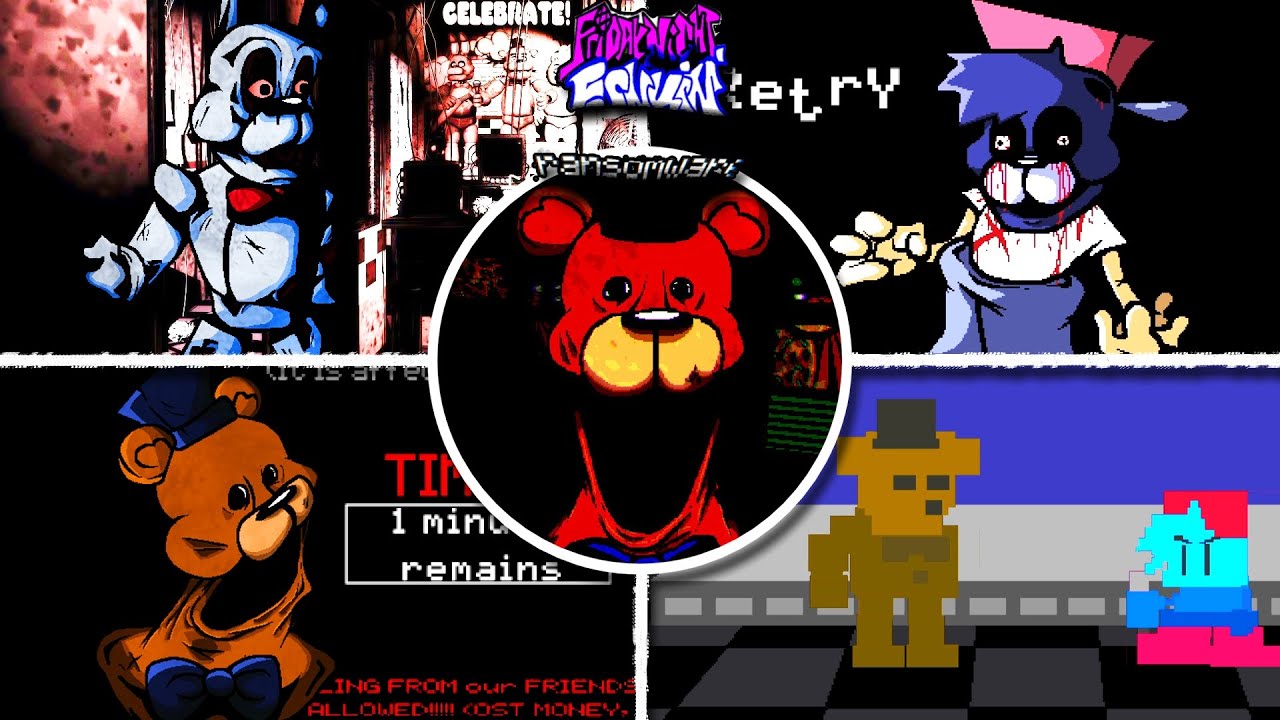 FNF: RANSOMWARE - Full Weeks (FNAF/Creepypasta/Freddy&Bonnie) - FNF Mod ...