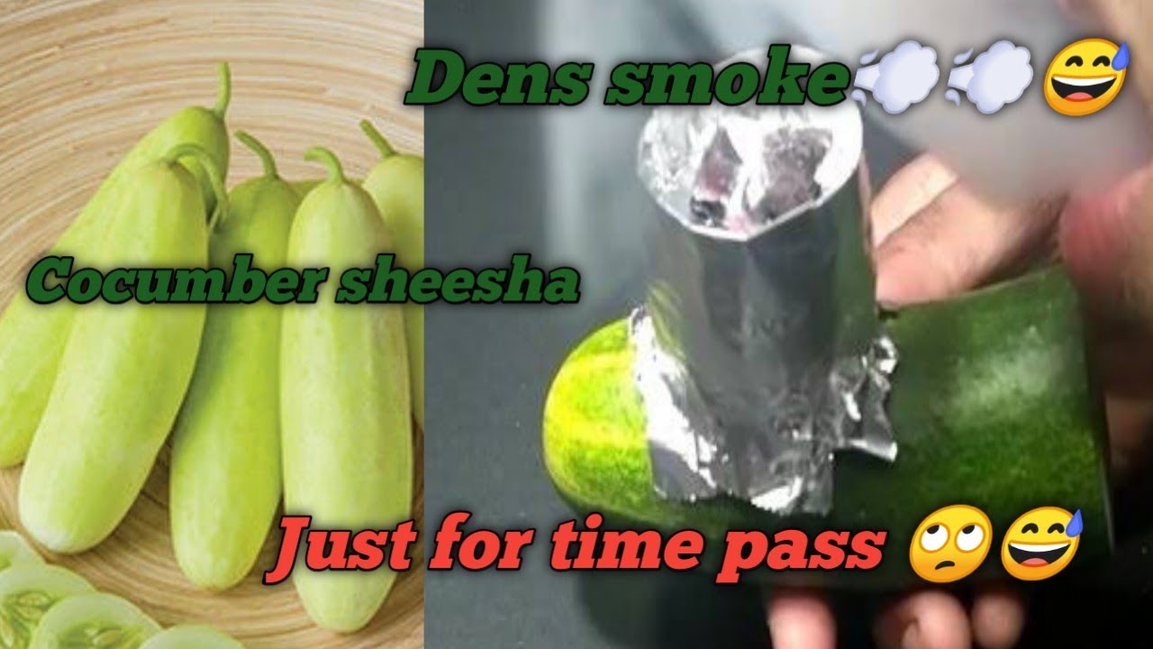 How to make Cucumber sheesha portable sheesha homemade sheesha - YouTube