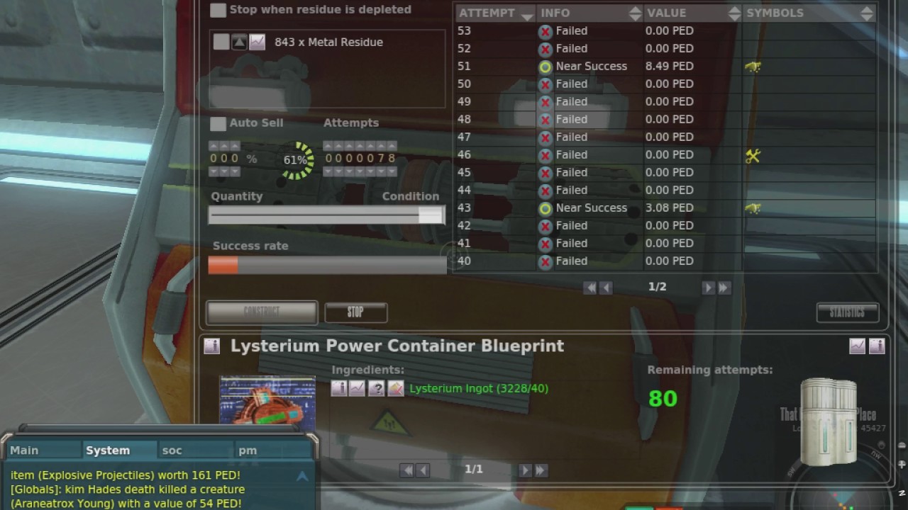 Entropia Universe - Lysterium Power Container full condition - YouTube