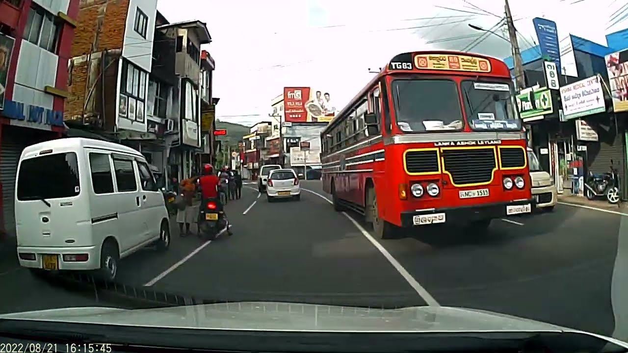 Driving in Rathnapura town-Part 1, Sri Lanka | August 2022 | SL Roads ...