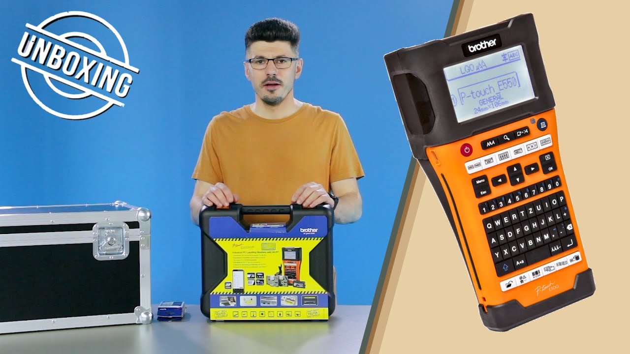 Brother P-Touch E550W | Unboxing - YouTube