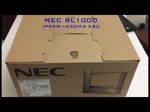 NEC PABX SL1000 HYBRID in DUBAI- Soyuz Tec - YouTube