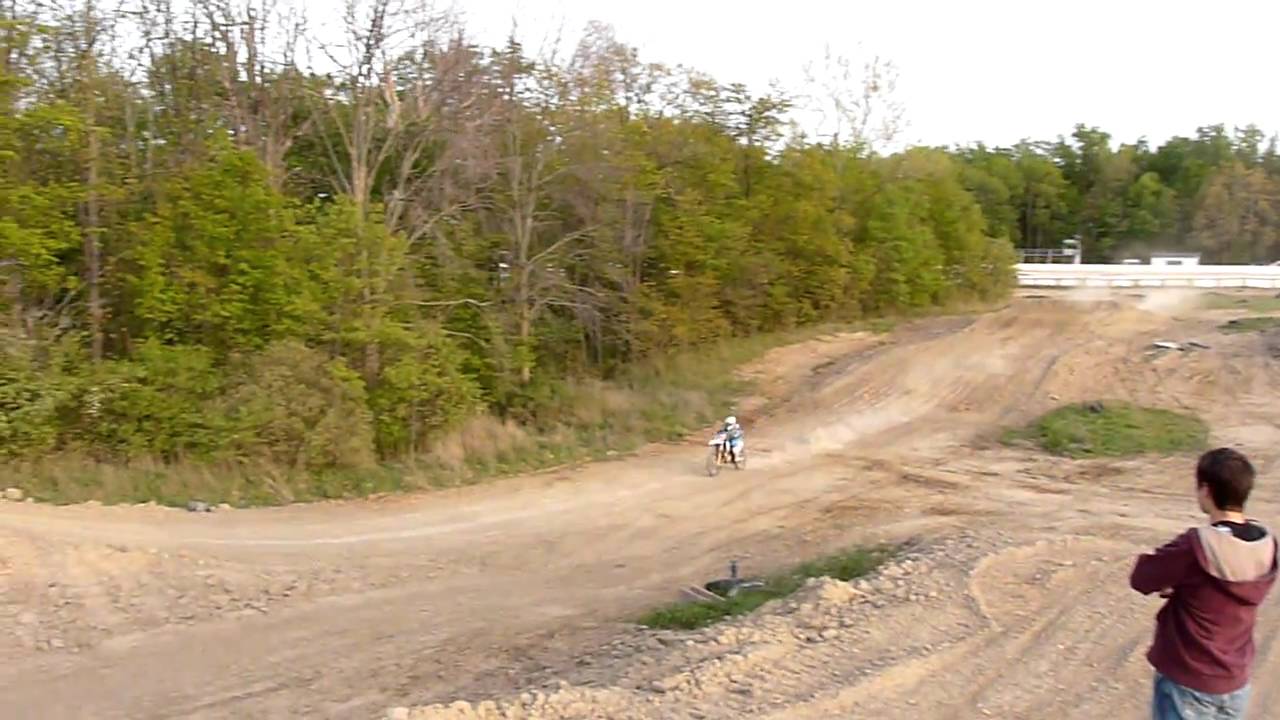Luke Rahm Erie Ramblers 120' triple ktm 125 - YouTube