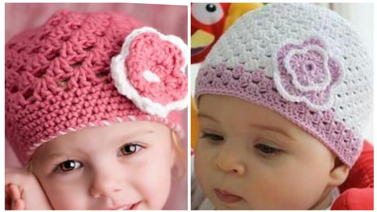 fantastic ideas for babies of crochet Caps patterns - YouTube