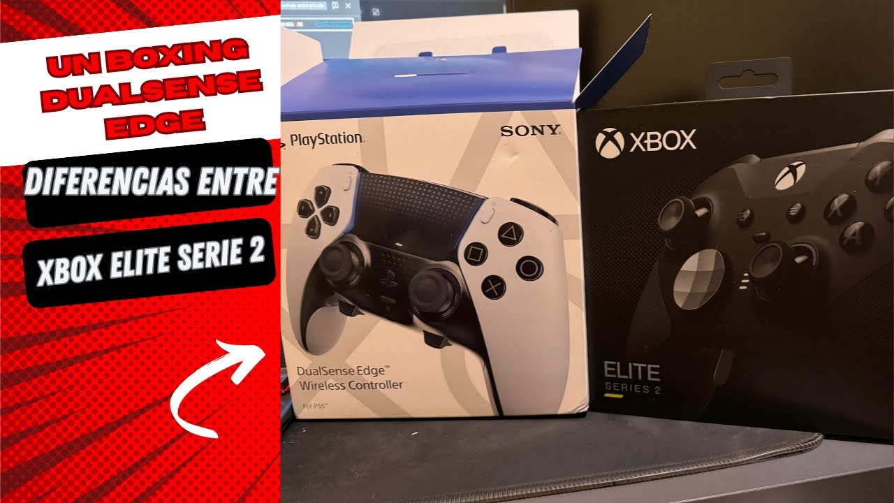 UNBOXING DEL DUALSENSE EDGE CONTROLLER Y ALGUNAS DIFERENCIA ENTRE EL ...