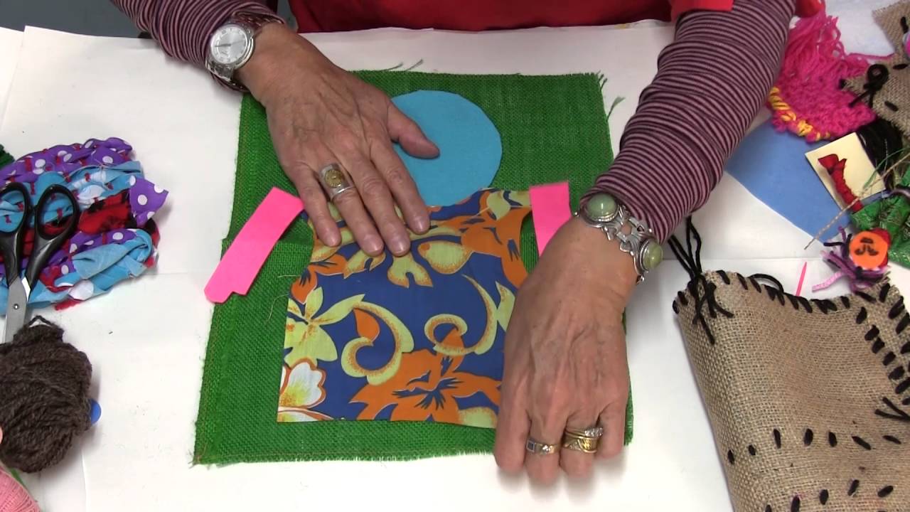 Textile Projects Part 3 - Arpilleras (Textile Collage) - YouTube