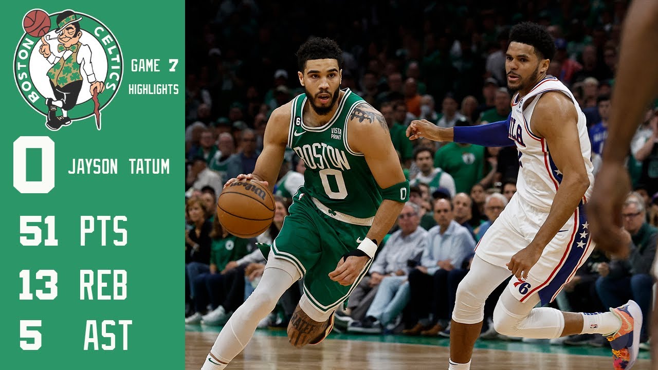 JASON TATUM RECORD EPIC GAME 7 - YouTube