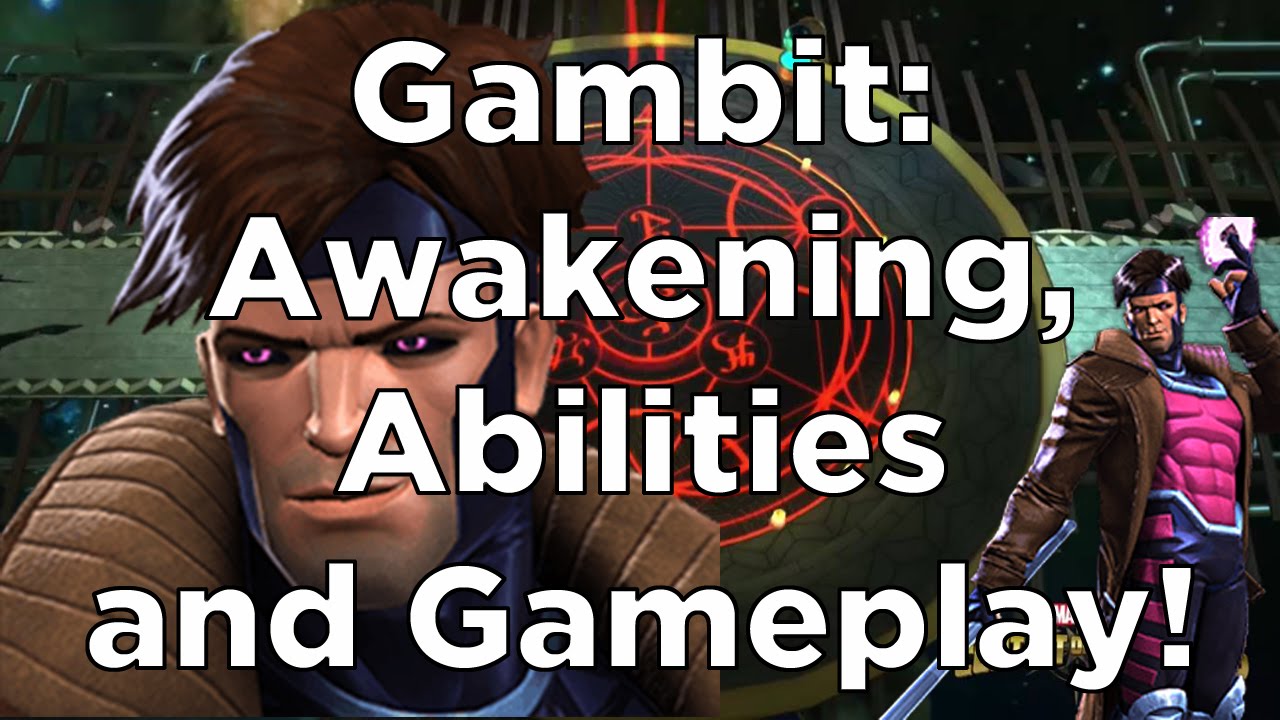 Gambit Marvel Contest of Champions - Awakening, Abilities and Gameplay ...