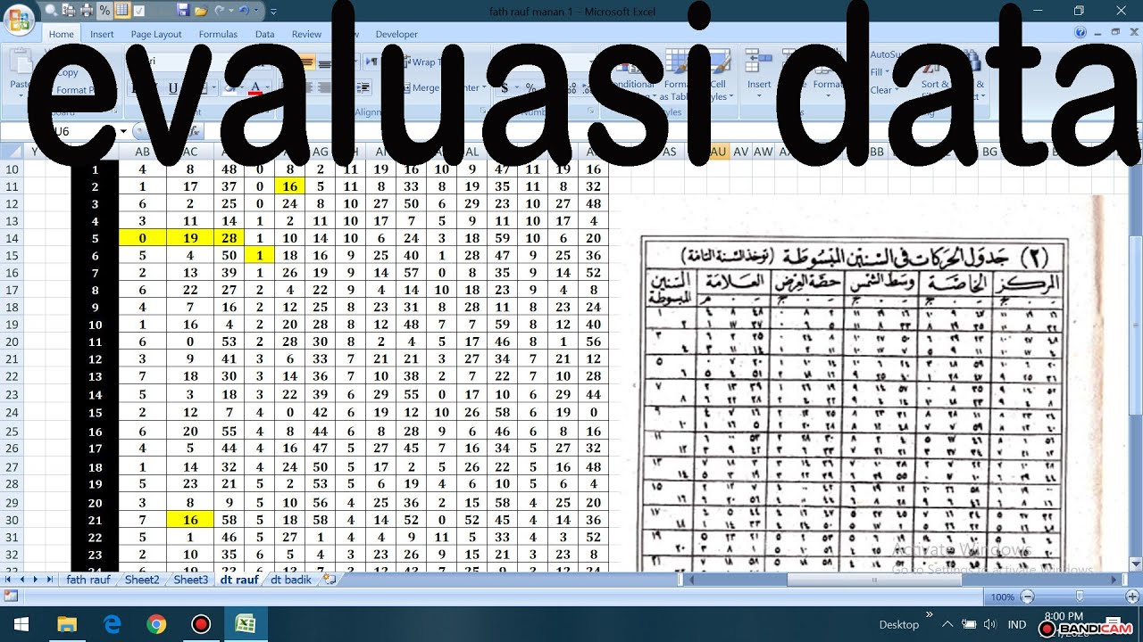 ILMU HISAB/evaluasi data - YouTube