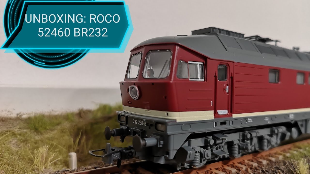 UNBOXING: ROCO 52460 BR 232 DB-AG Ludmilla H0 - YouTube