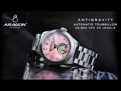 ARAGON® Antigravity Tourbillon & 3D Dragon Swiss R150 Automatic