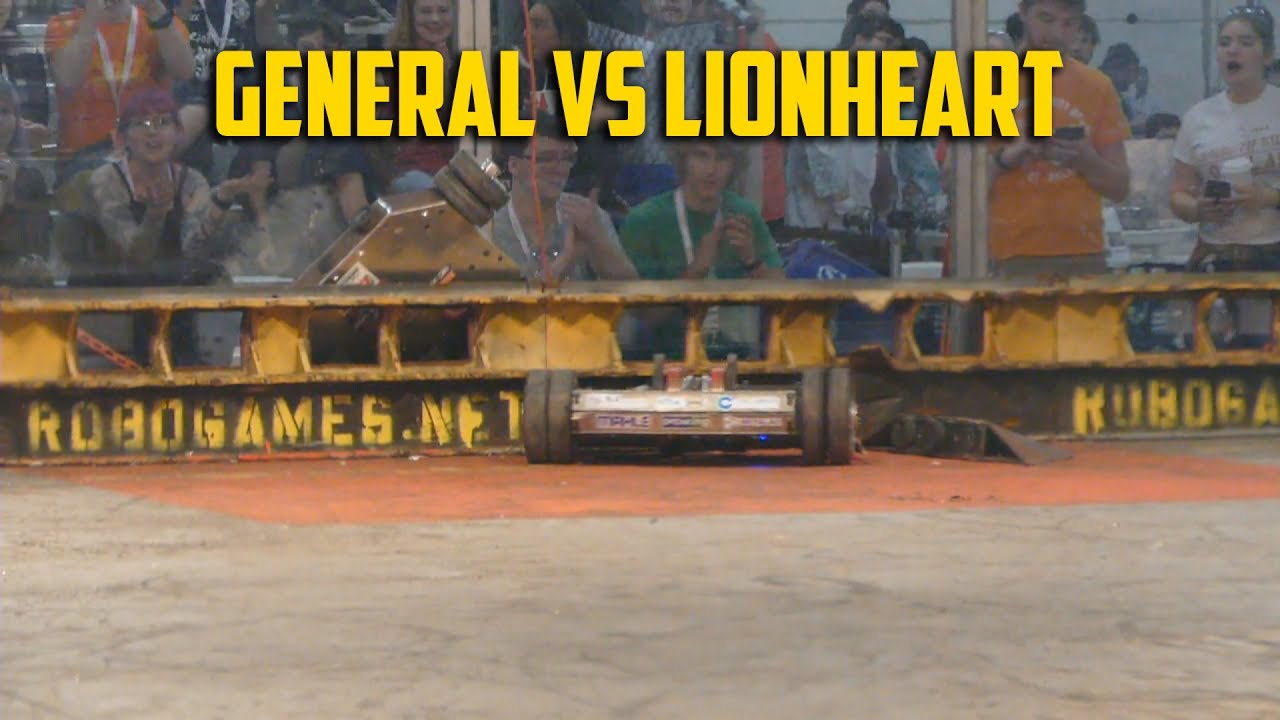 General Vs Lionheart | RoboGames 2017 - YouTube
