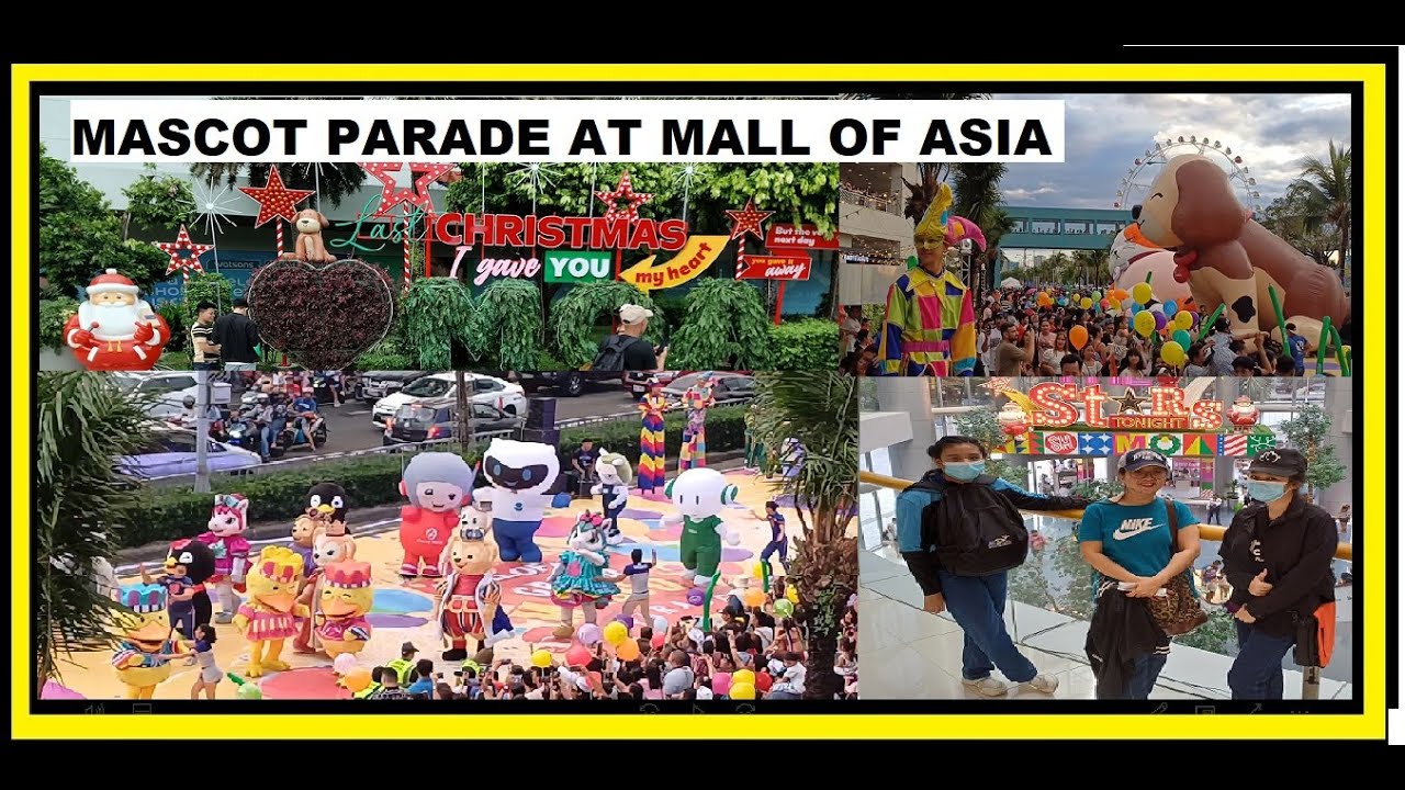 Mascot Parade at Mall of Asia - YouTube
