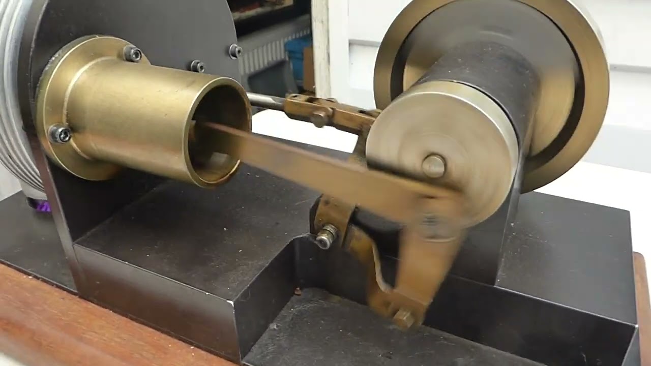 Hot air / Stirling engine modern version - YouTube