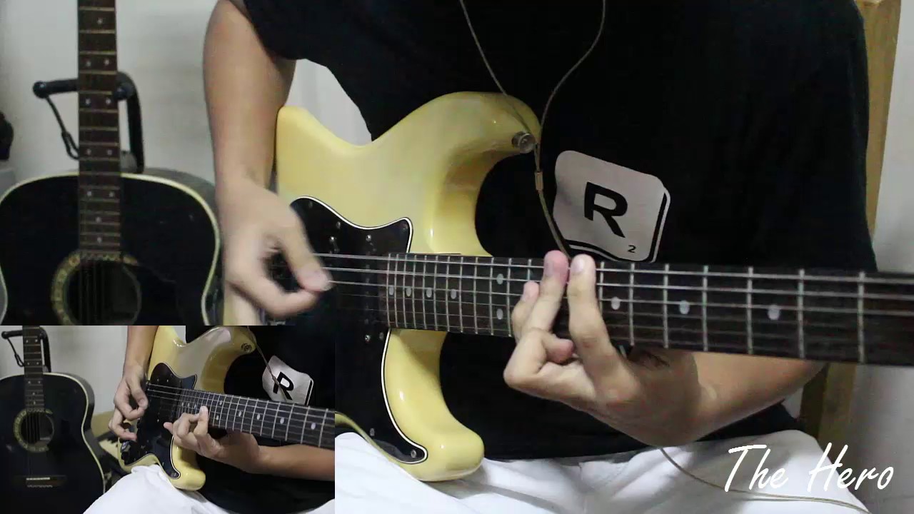 JAM Project - THE HERO !! 「 One Punch Man OP」 《Guitar Cover》 - YouTube
