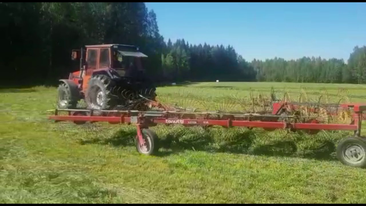 Tonutti Raptor V14 aurinkoharava / karhotin - YouTube