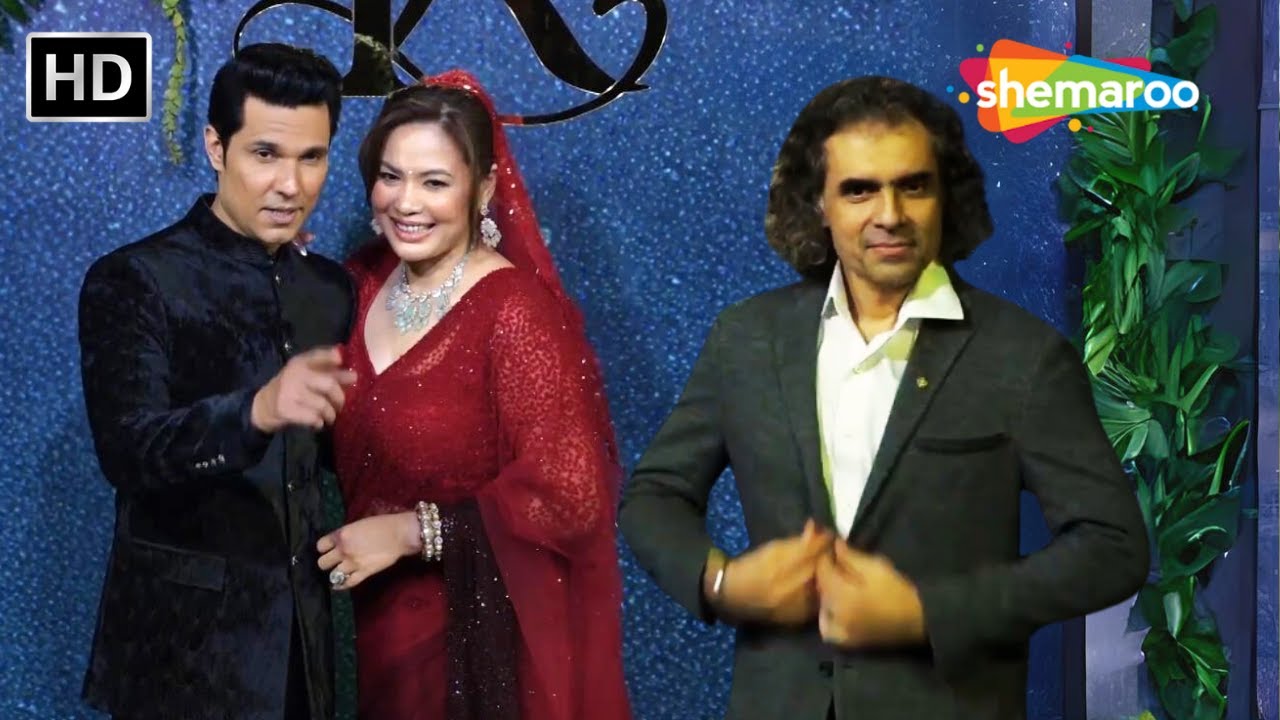 Randeep Hooda and Lin Laishram Reception Party - YouTube