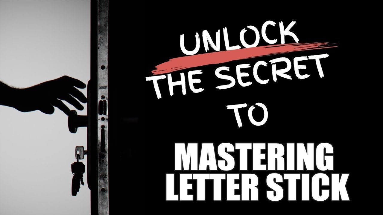 "Unlock the Secret to Mastering Stick Letters: The Trick that Helps Cut ...