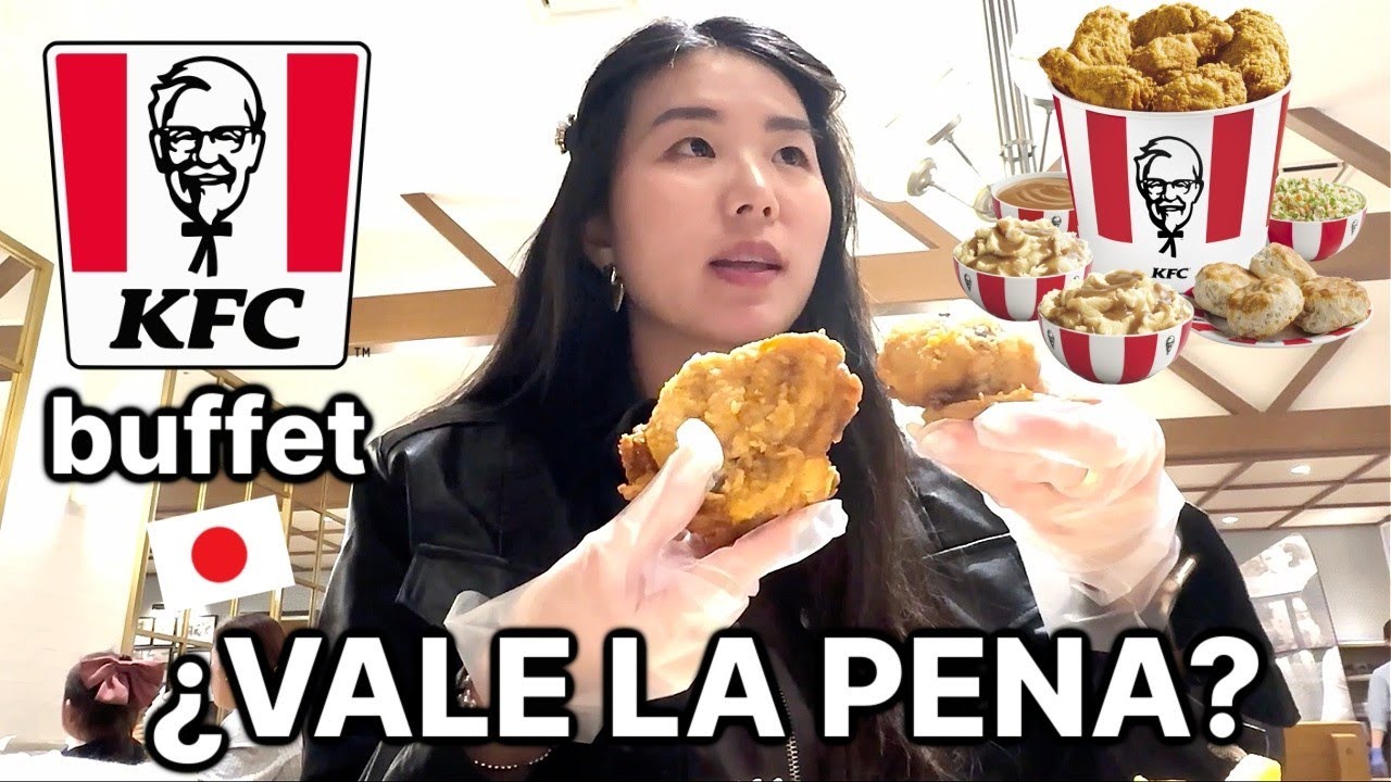 ASIÁTICA PRUEBA KFC BUFFET JAPONÉS, EN OSAKA, JAPÓN 🇯🇵 ｜TRYING KFC BUFFET IN OSAKA｜ - YouTube