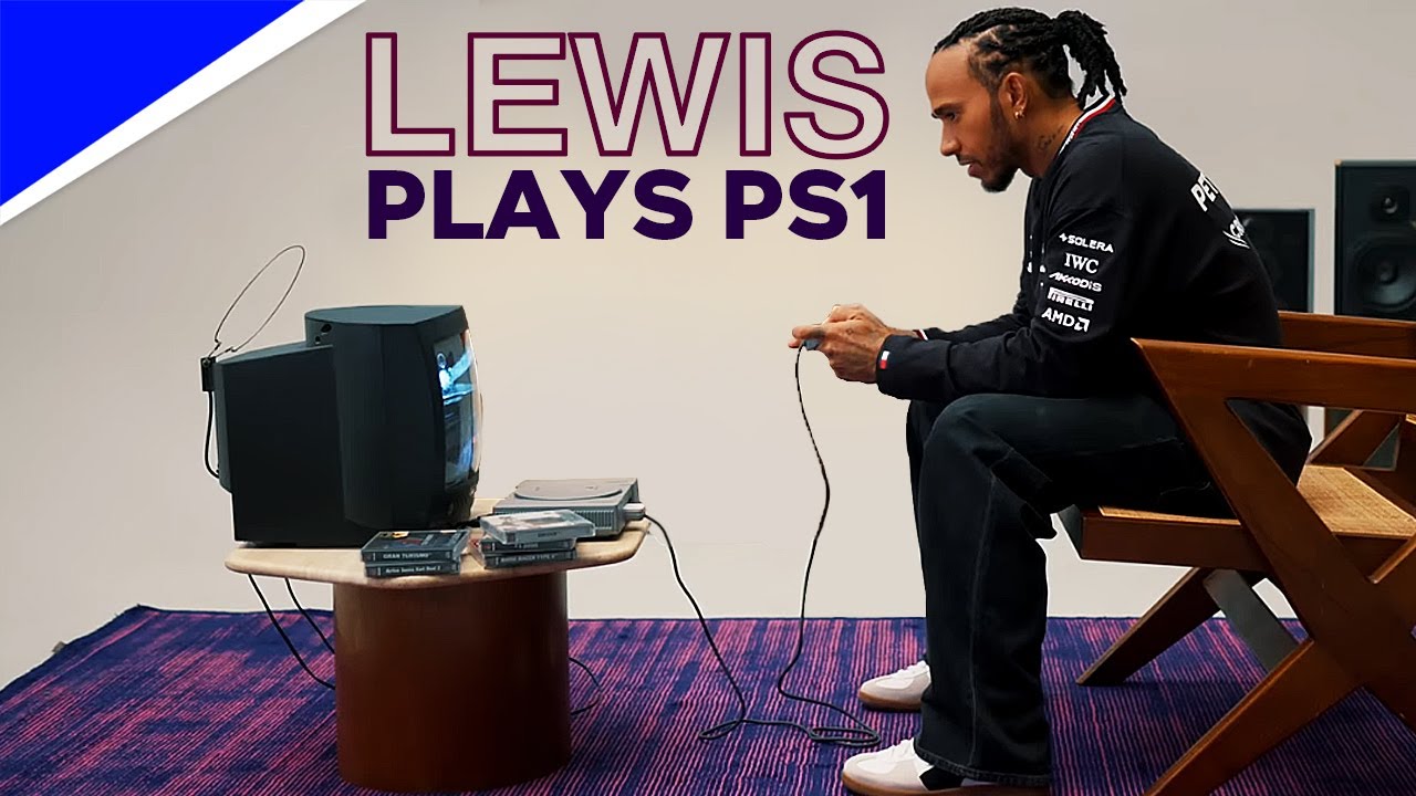 Lewis Hamilton Plays Gran Turismo and Other Games from His Childhood! 🎮 ...