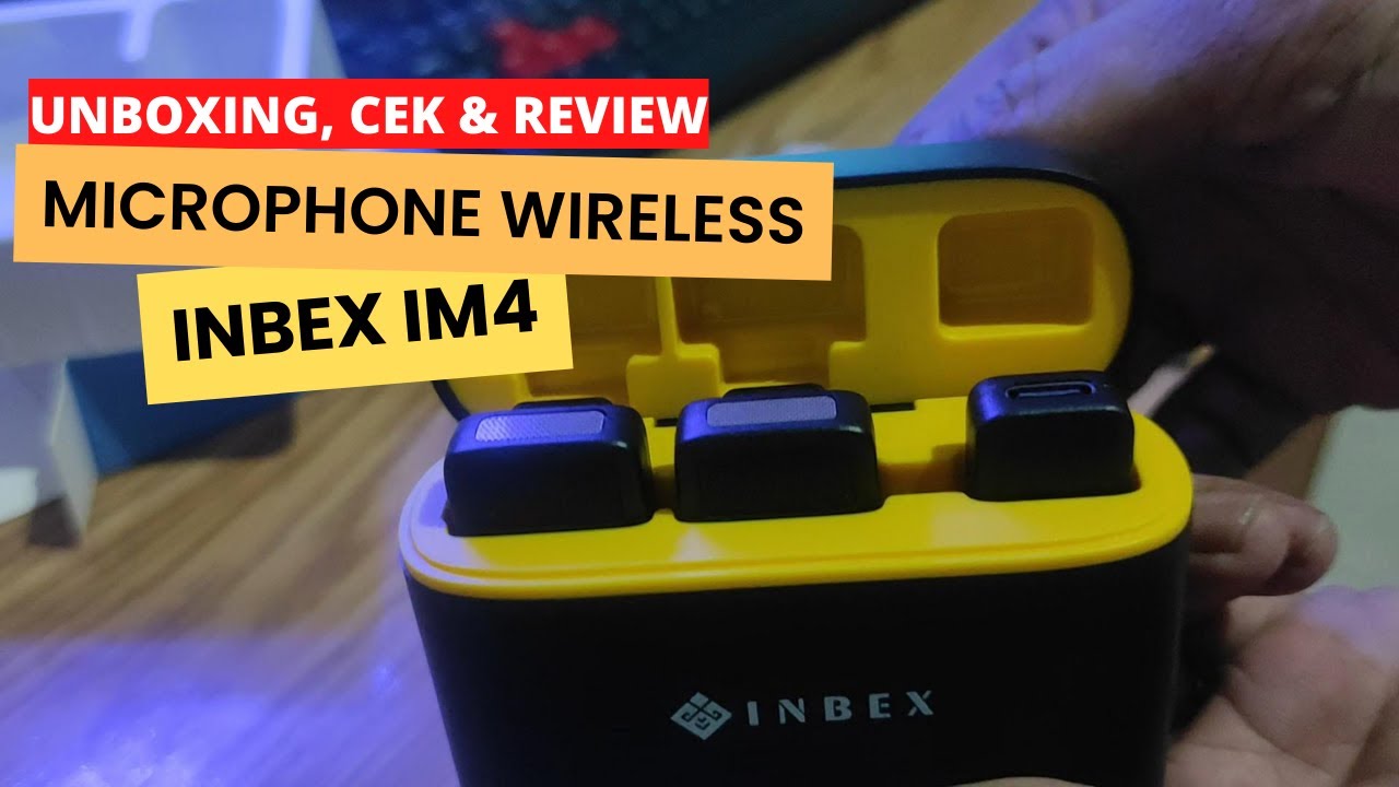 UNBOXING & CEK MICROPHONE INBEX IM4 - YouTube