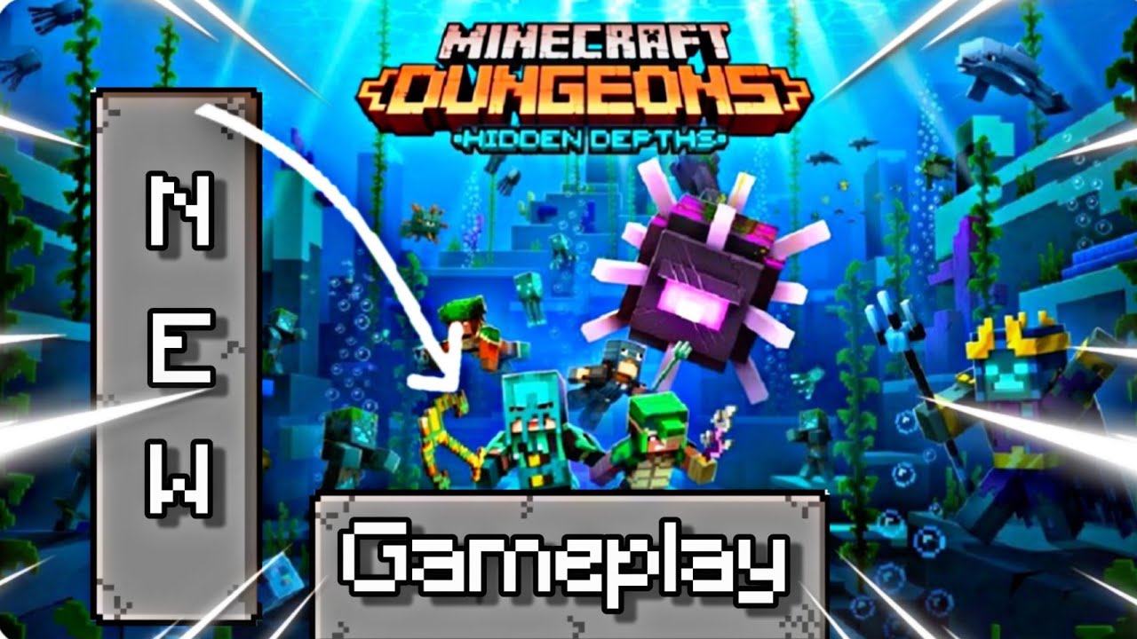 New Teaser for minecraft Dungeons Hidden depths DLC - YouTube