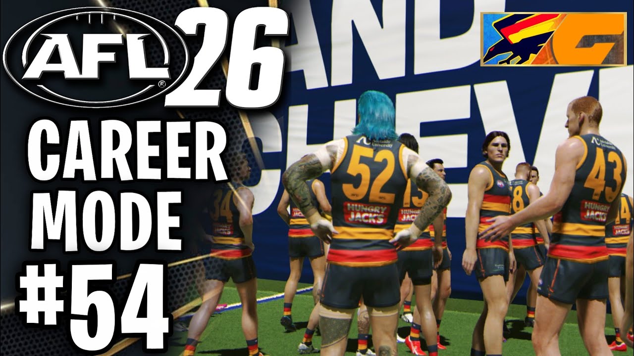 CROWS VS GWS GIANTS | AFL 26 MY CAREER MODE GAME 52 | ADELAIDE VS ...