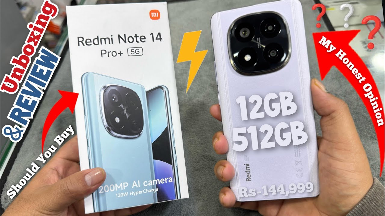 Redmi Note 14 Pro+ 5G Unboxing & Review | Redmi Note 14 Pro Plus Camera ...