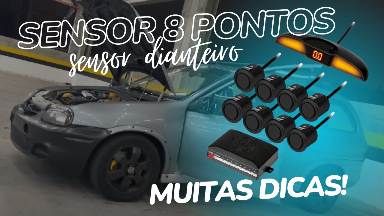 SENSOR DE RÉ 8 PONTOS / DIANTEIRO - COMO FUNCIONA - DIFERENÇA SENSOR ...